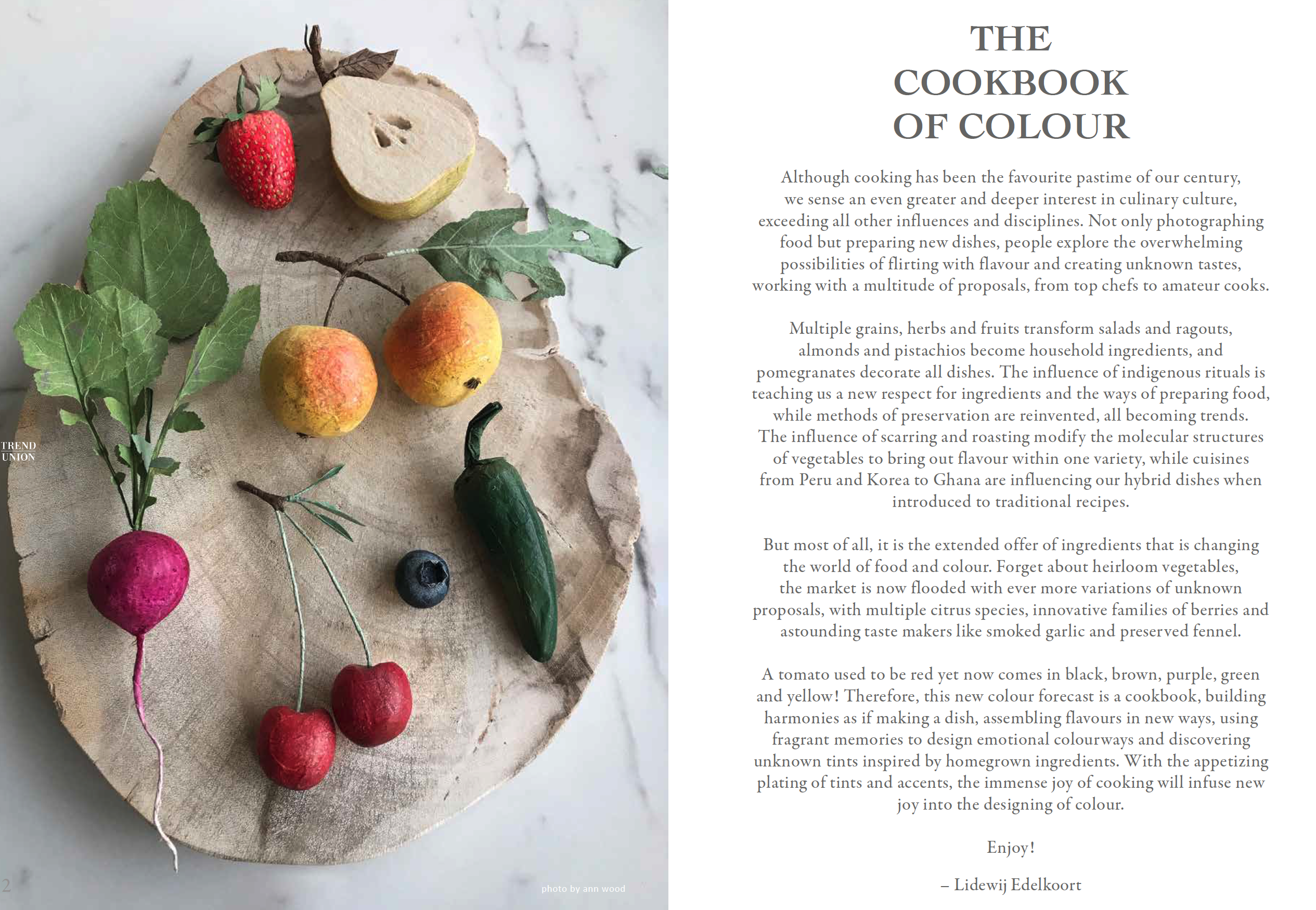 Appletizer - Trend Union Colours SS 2027 | THE COOKBOOK OF COLOUR by ...