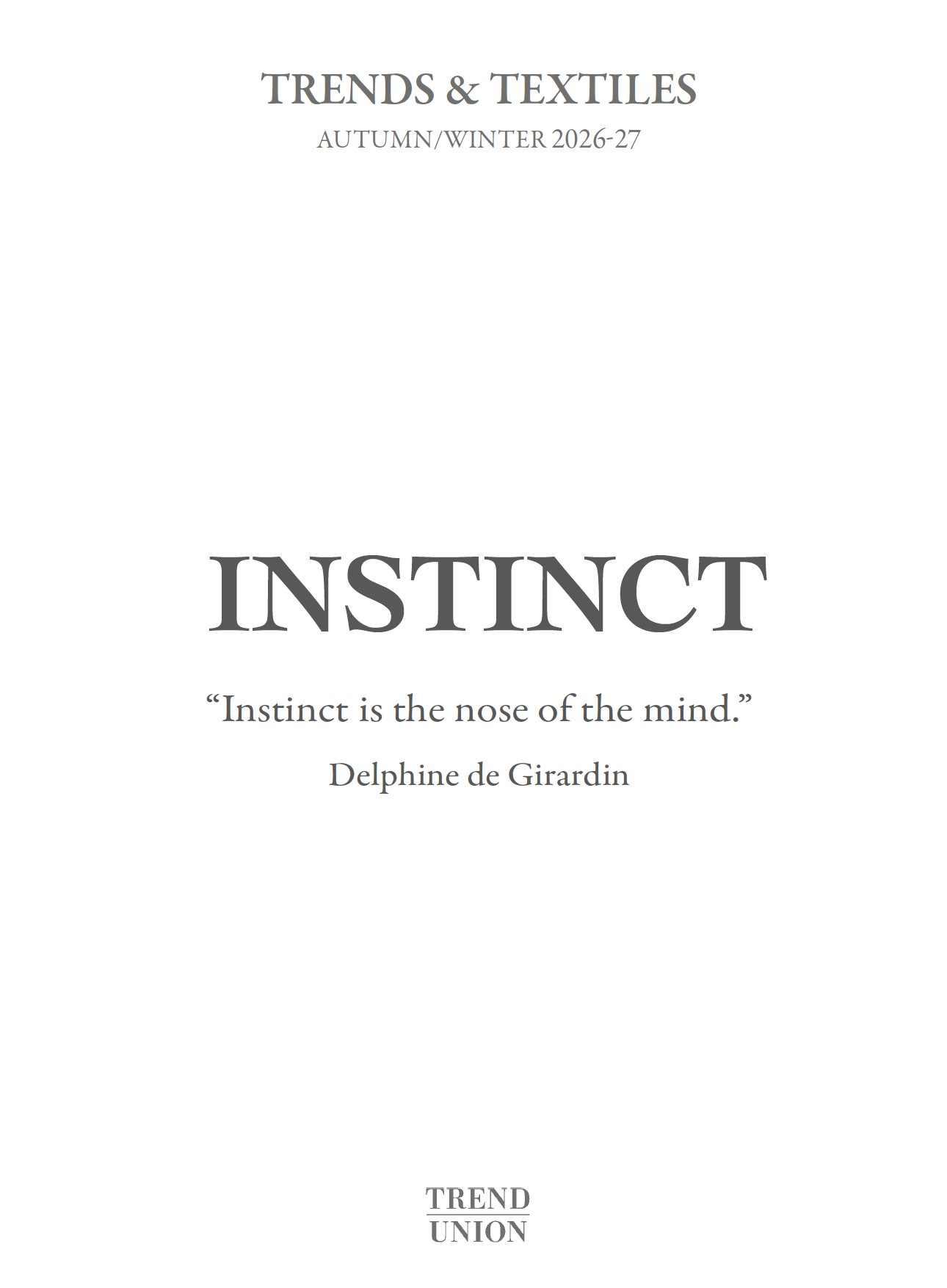 Appletizer - Trend Union General Trends AW 26/27| Lidewij Edelkoort ...